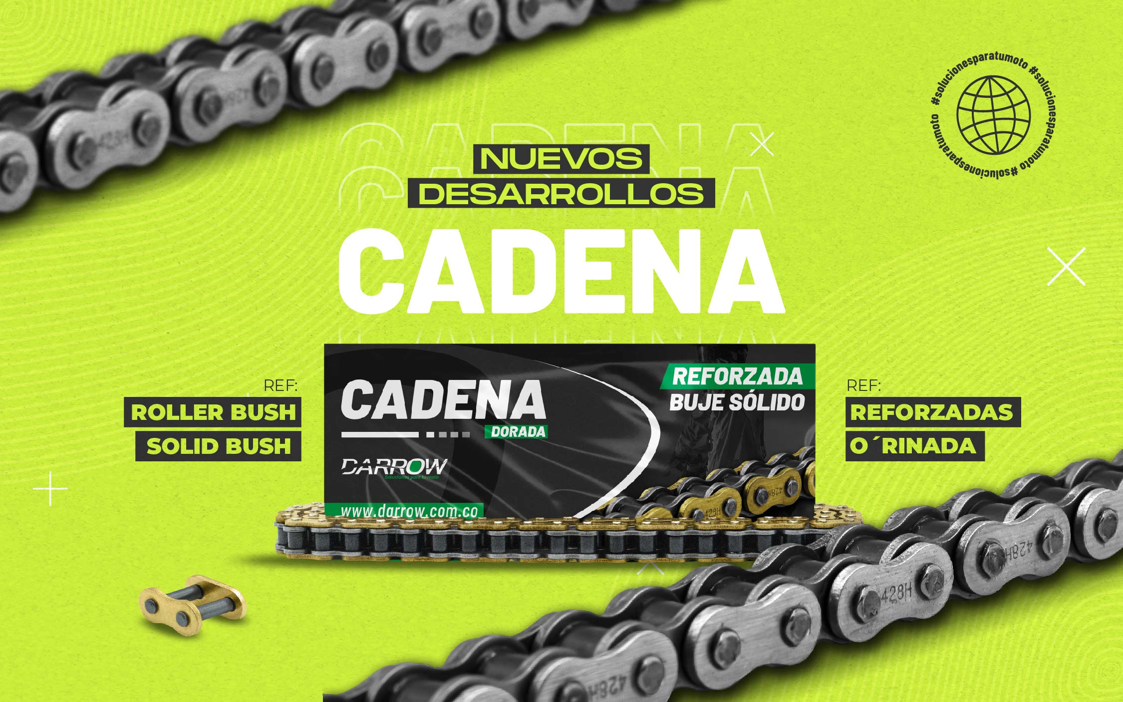 Cadena moto - DARROW Soluciones para tu moto
